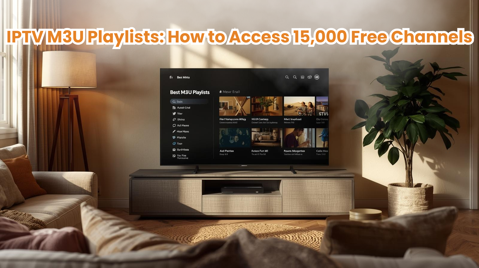 IPTV M3U Playlists: How to Access 15,000 Free Channels - SUKHOI